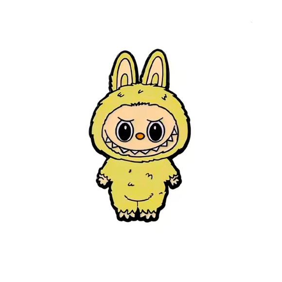 POP MART | Jewelry | Sale Pop Mart Gold Labubu Enamel Pin | Poshmark